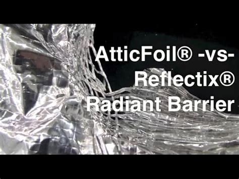 Reflectix Radiant Barrier Vs AtticFoil Heavyweight Radiant Barrier YouTube