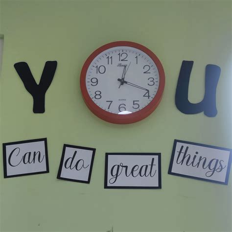 Classroom Clock Decoration