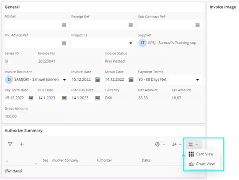 Table View Not Available On Posting Proposal Authorization Ifs Community