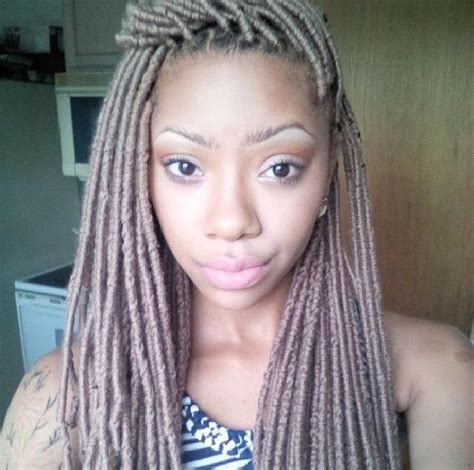 This Girl Used Yarn I Dont Really Like Yarn Locs But These Are Actually Pretty ‼️ Faux Locs