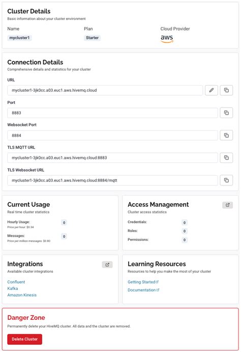 hivemq cloud hivemq documentation