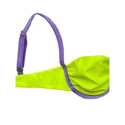 Top Aro Franzido Maitê Miami Solar Bikinis