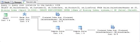 exploring microsoft sql server query execution plans