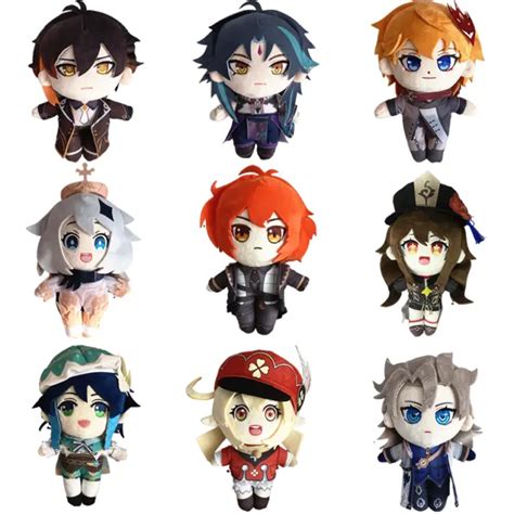 Cute And Soft Genshin Impact Plush Toy Set Scaramouche Gorou Thoma Yae Miko Picclick Uk