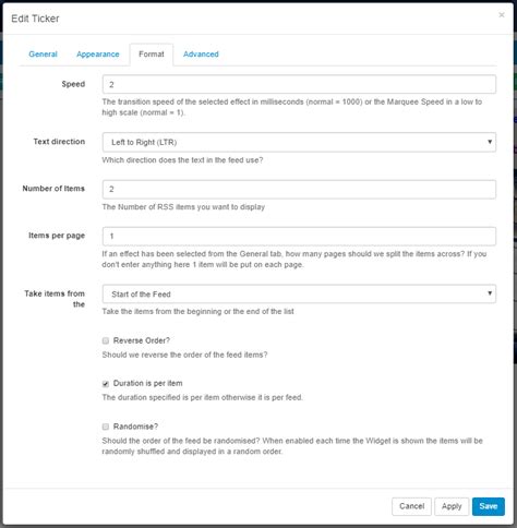 Rss Ticker Not Working Get Help Xibo Community