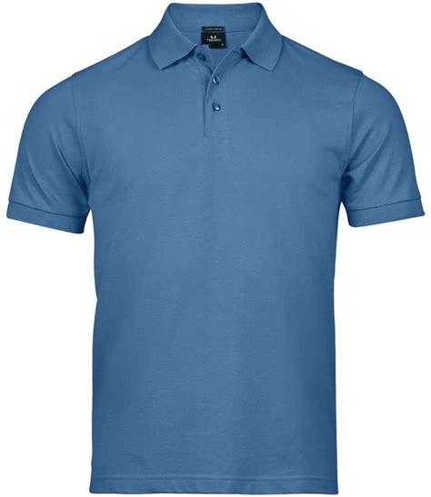 Tee Jays Luxury Stretch Piqué Polo Shirt Ocean Blue