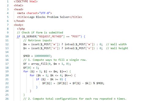 Building Solid Walls Solving The Lego Blocks Problem With Php By Taranpreet Singh Medium
