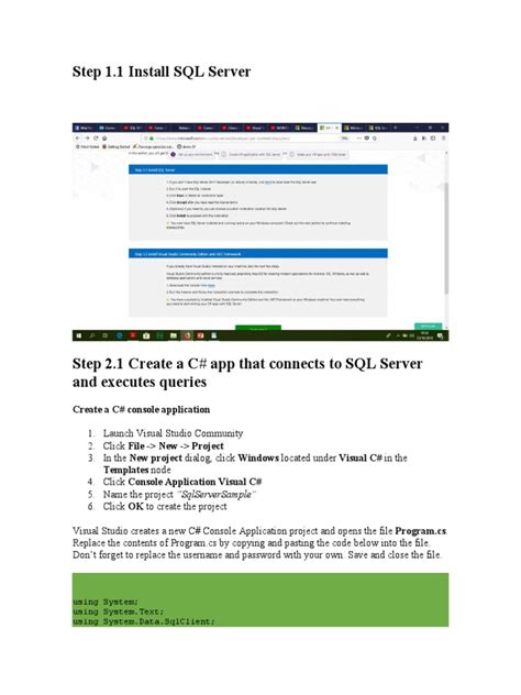 primeros pasos en sql server pdf microsoft sql server c sharp
