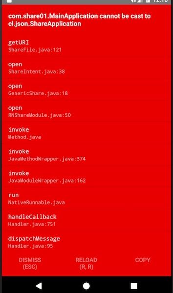 Comshare01mainapplication Cannot Be Cast To Cljsonshareapplication