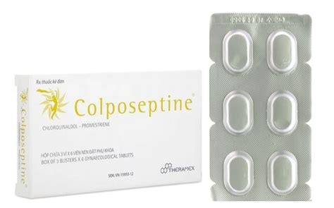 Viên đặt âm đạo Trị Huyết Trắng Colposeptine Pharmog