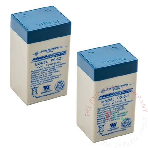 SLA Batteries 6 Volt Exit Light Co