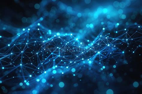 Abstract Futuristic Background Data Transfer Technology Concept Cyberspace Background Ai