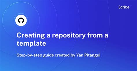 New Repository Template Creating Github Template Repository Grfz