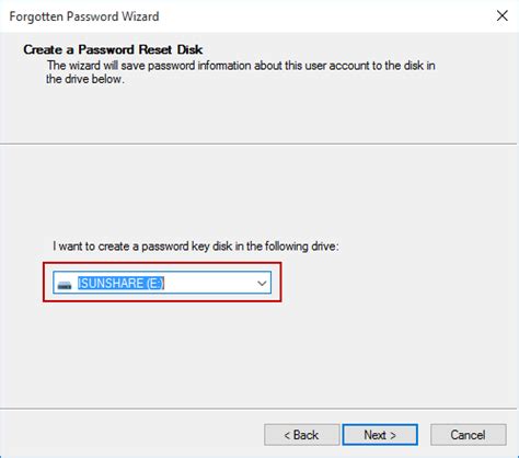 Ways To Make Password Reset Disk On USB Flash Drive