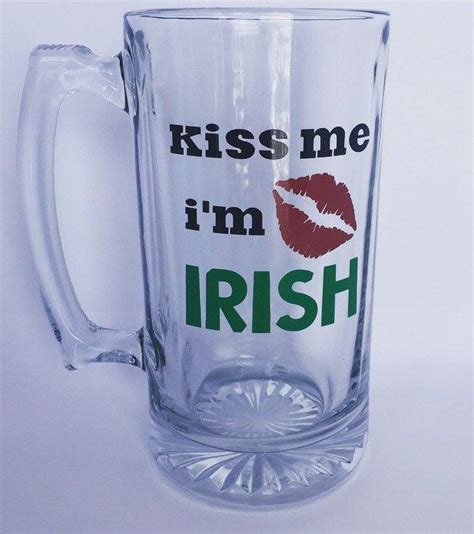 Kiss Me Im Irish Beer Stein