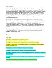 Three Story Thesis Docx Three Story Thesis In The Music Video Pop It By Bankroll And Megan