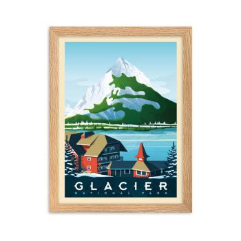 Affiche Glacier 30x40 Cm Maisons Du Monde