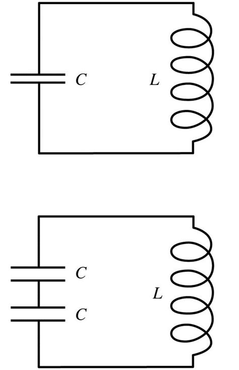 Solved If The Top Circuit Has An Oscillation Frequency Of