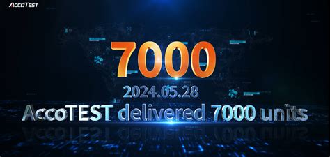 Accotest The 7000th Tester Delivery