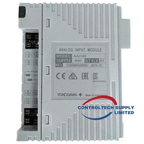 yokogawa aai543 h50 k4a00 analog input module controltech supply limited