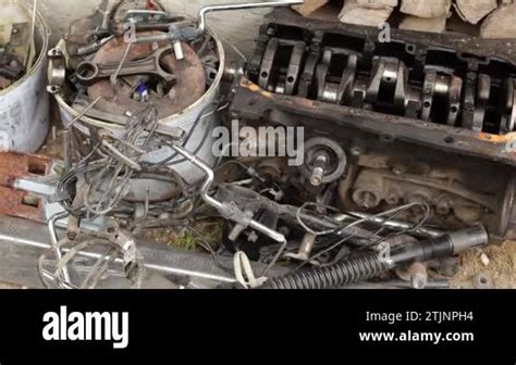 Car Repair After An Accident Is Not Subject To The Car Is Rusting In A Junkyard Scrap Metal