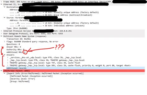 Gateway Sending Malformed Mdns Network Packets Rtradfri