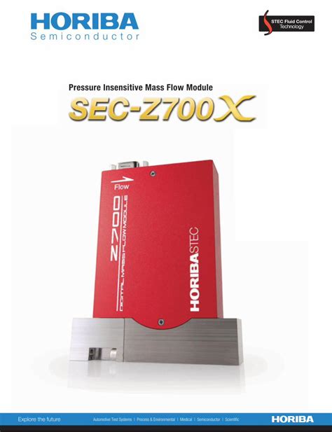 Pdf Digital Mass Flow Module Sec Z700x Series Horiba※2 Flow