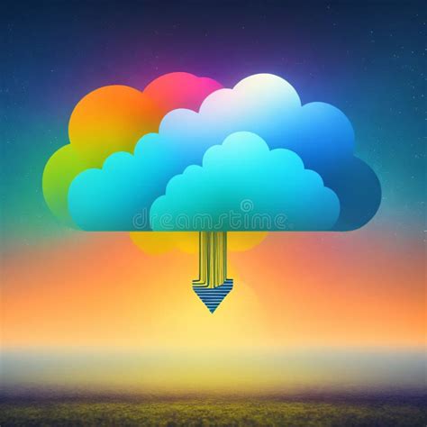 Cloud Computing Concept Smart City Wireless Internet Communication