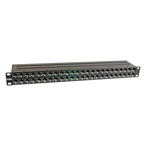 48 Port UTP Category 6A Patch Panel 1U Canovate