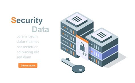 Premium Vector Security Data Server Personal Information Protection