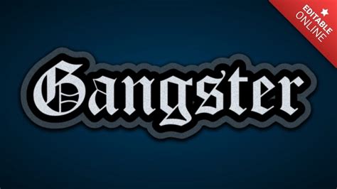 Gangster Text Effect Generator