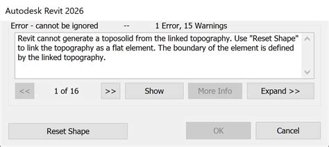 “slab Shape Edit Failed” Or “revit Cannot Generate A Toposolid…” When Using Link Topography In Revit