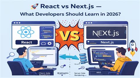 🚀 React Vs Nextjs — What Developers Should Learn In 2026
