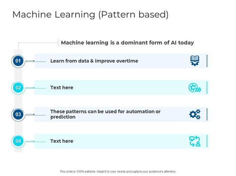 machine learning pattern based ai ppt slides presentation graphics
