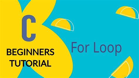 C Language Forloop Youtube