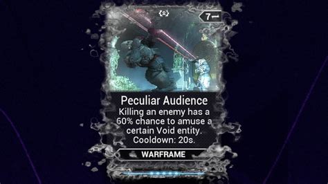 What Is Peculiar Audience And What Does It Do In Warframe Explained