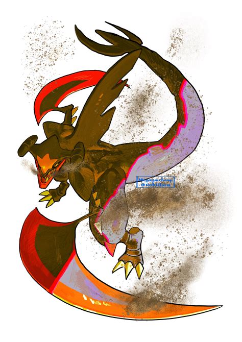 Garchomp And Mega Garchomp Pokemon Drawn By Ookiitora Danbooru