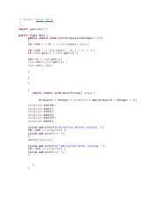 HW Docx Author Kevin Valle Import Java Util Public Class Main Public Static