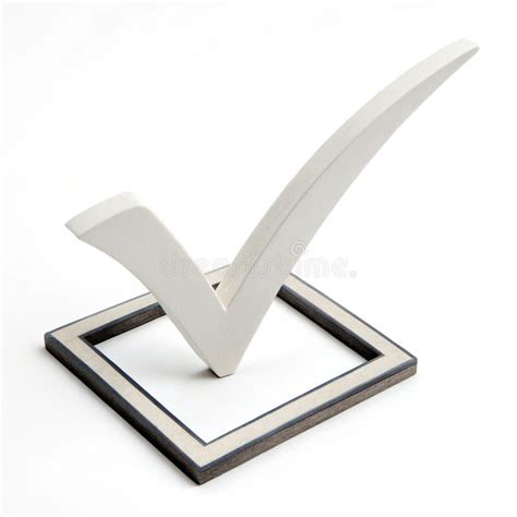 Checkbox Mark Isolated On White Background Stock Illustration