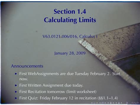Lesson 4 Calculating Limits Pdf Physics Science