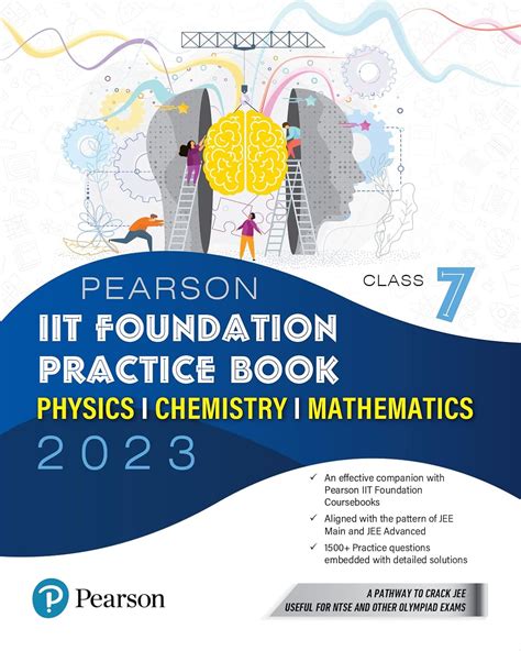 Pearson IIT Foundation Practice Book Physics Chemistry Mathematics Class