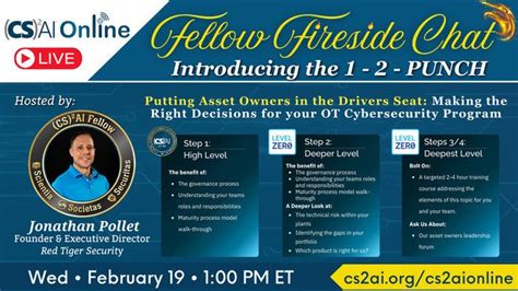 Upcoming Cs ²ai Events Cs2ai Global Control System Cyber Security Association International