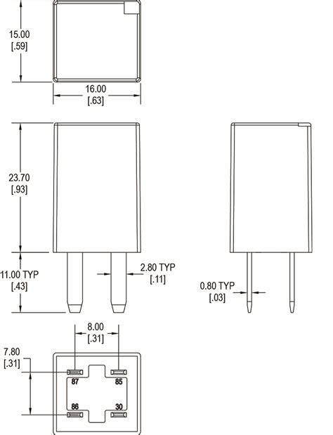 Small Automotive Relay Auto Relay Switch Cit Relay And Switch