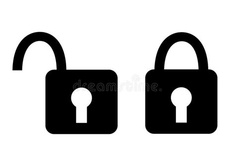 Open Closed Padlock Icon Stock Illustrations 12 880 Open Closed Padlock Icon Stock