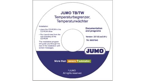 Setup Programm 701160 Jumo Temperature Control Software For Use With