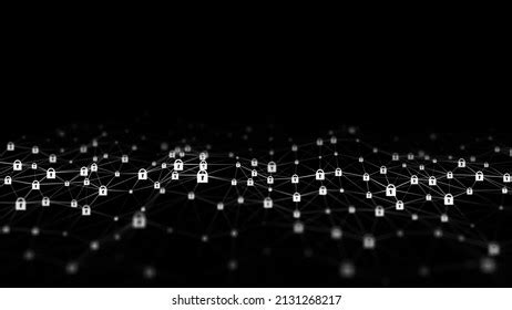 Cyber Security Flow Concept Digital Wave Stock Illustration 2131268217 Shutterstock