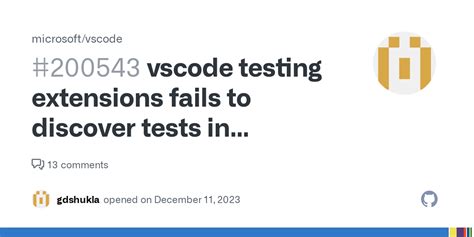 Vscode Testing Extensions Fails To Discover Tests In Code1850
