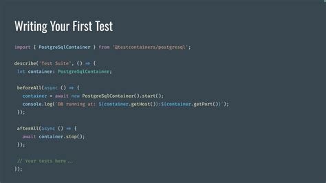 Vinícius Albano On Linkedin Nodejs Testing Testcontainers Docker