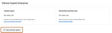 Downloading A Github Copilot Activity Report For Your Organization Or Enterprise Github Docs