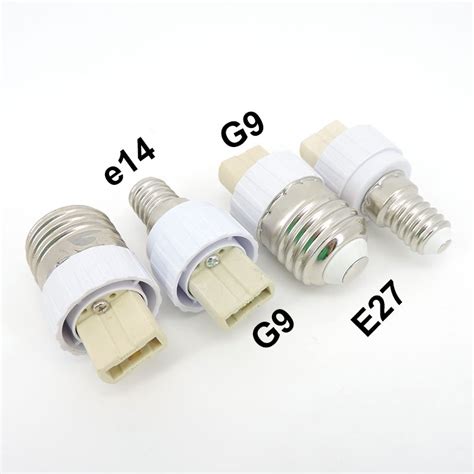 E27 E14 To G9 Lamp Base Bulb Holder Converter Power Socket Conversion Light Bulb E14 G9 E27 G9